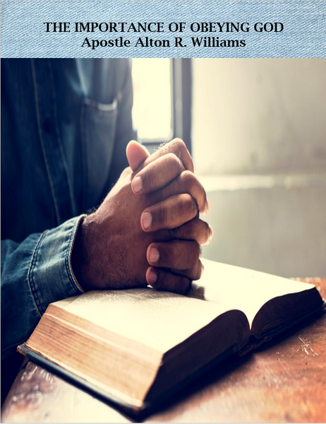 The Importance of Obeying God PDF – Church Ministry Resource Bookstore