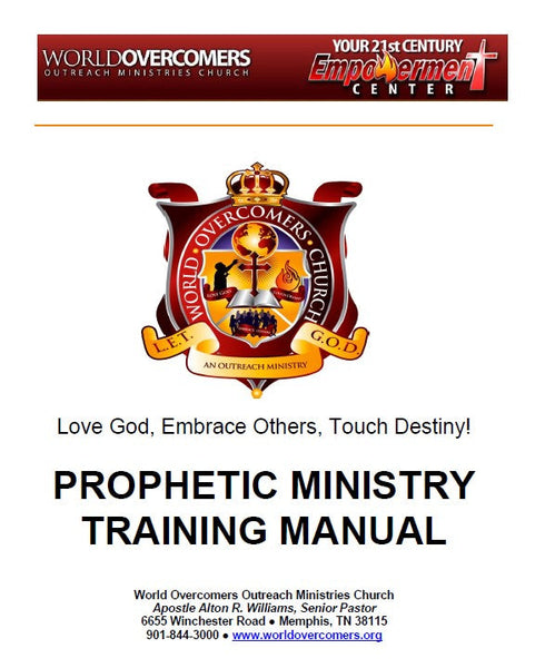 WOOMC Prophetic Ministry Training Manual PDF – Church Ministry Resource ...